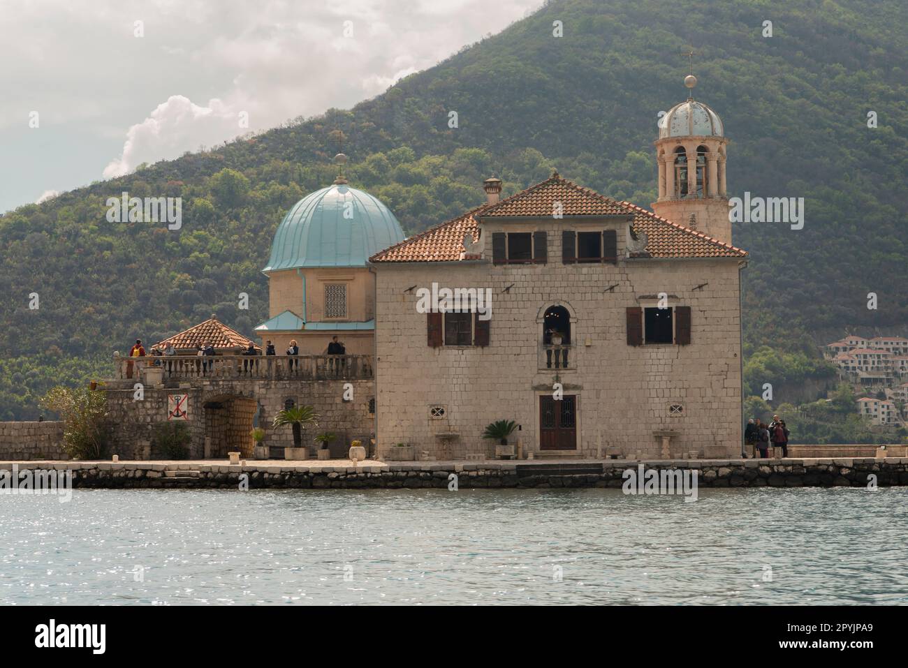 Our Lady of the Rocks Church in Perast, Montenegro Stock Photo - Alamy