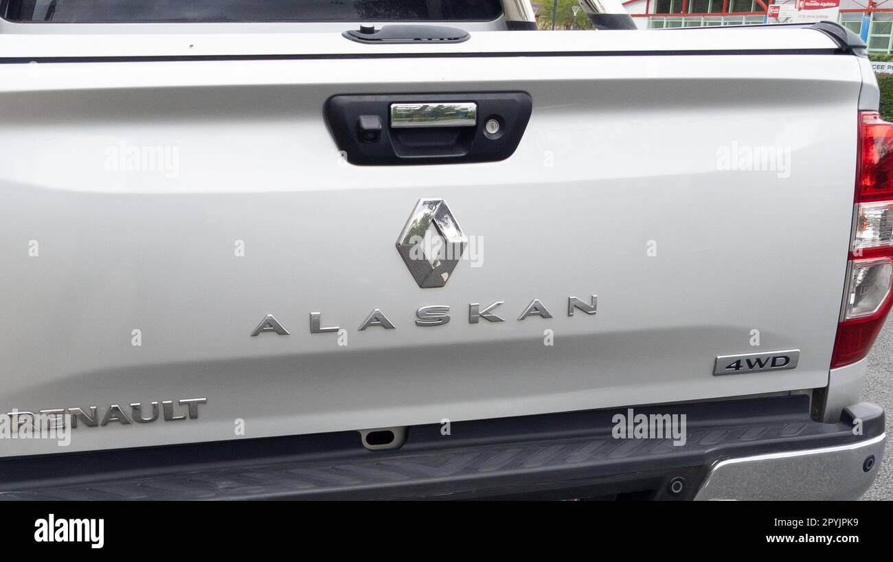 Bordeaux , Aquitaine France - 05 01 2023 : renault alaskan french suv ...