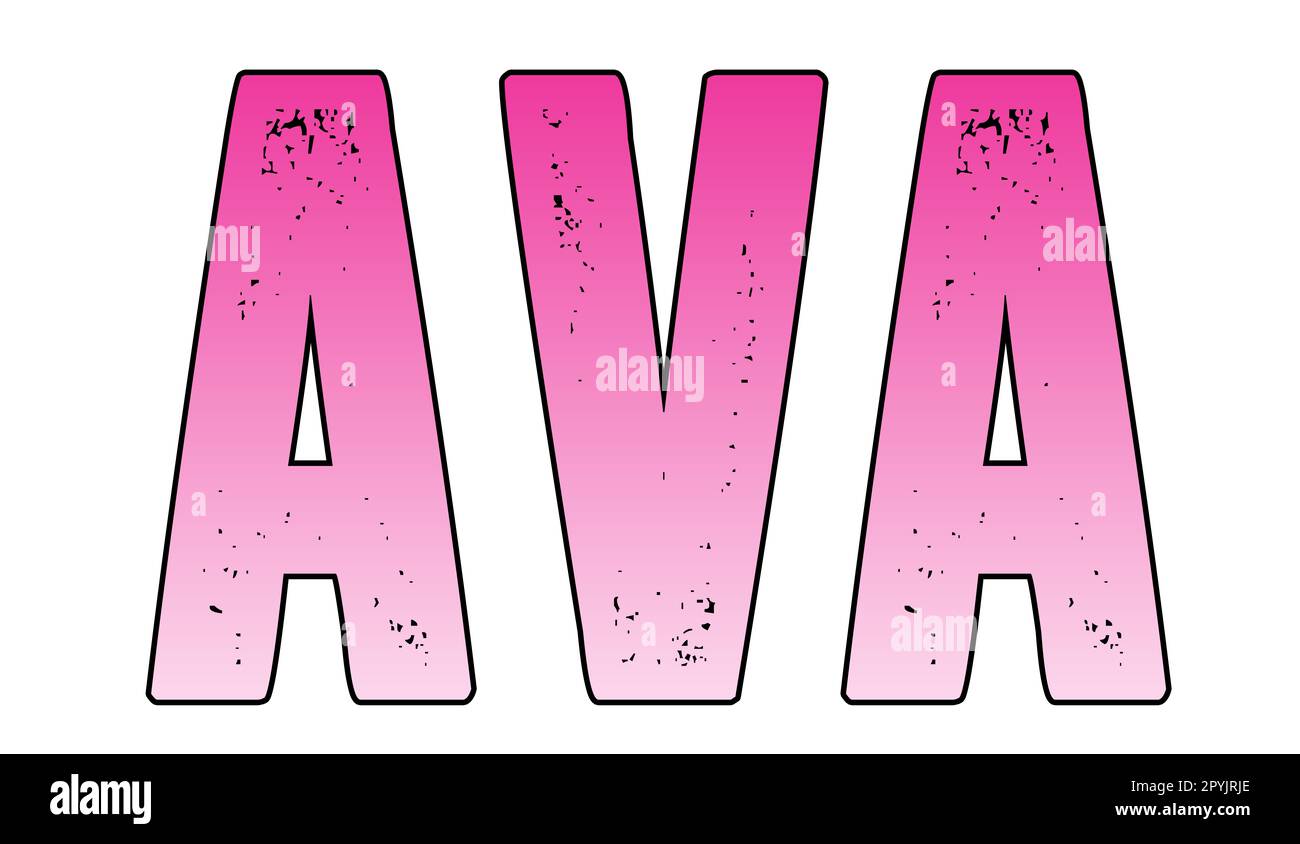 Ava first name Cut Out Stock Images & Pictures - Alamy