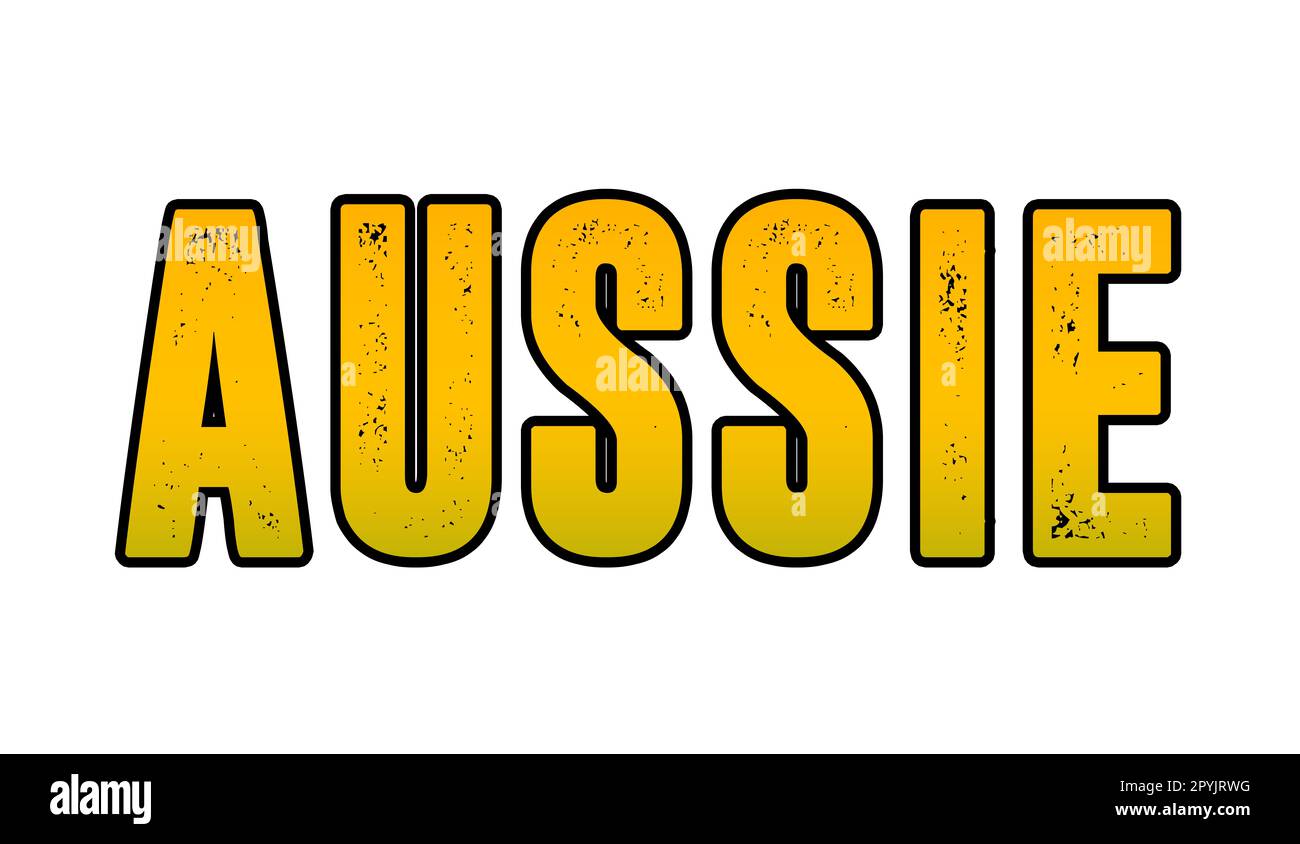 White background with aussie sign hi-res stock photography and images ...