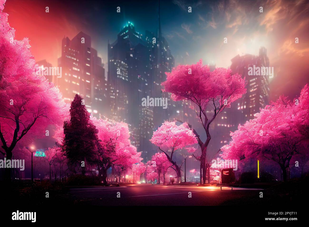 Modern japanese skyscrapers hi-res stock photography and images - Alamy