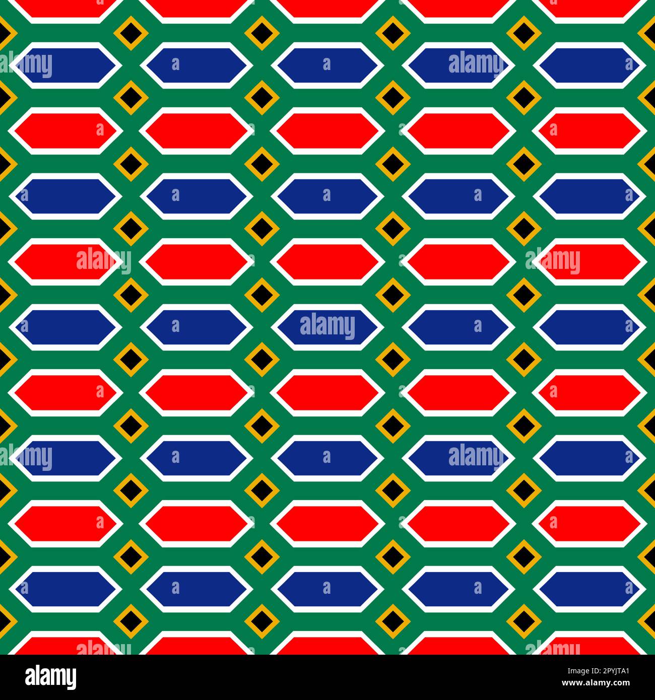 Abstract pattern of the South Africa flag Stock Photo - Alamy