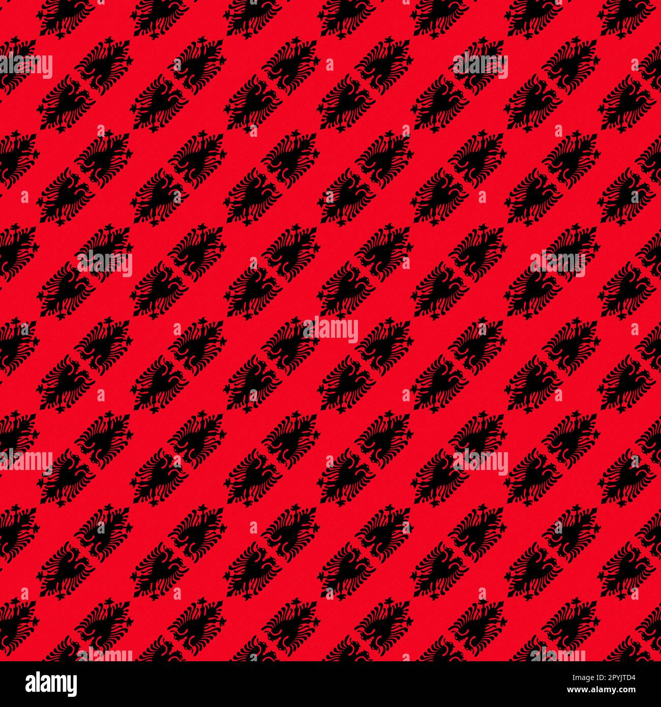 Abstract pattern of the Albania flag Stock Photo - Alamy
