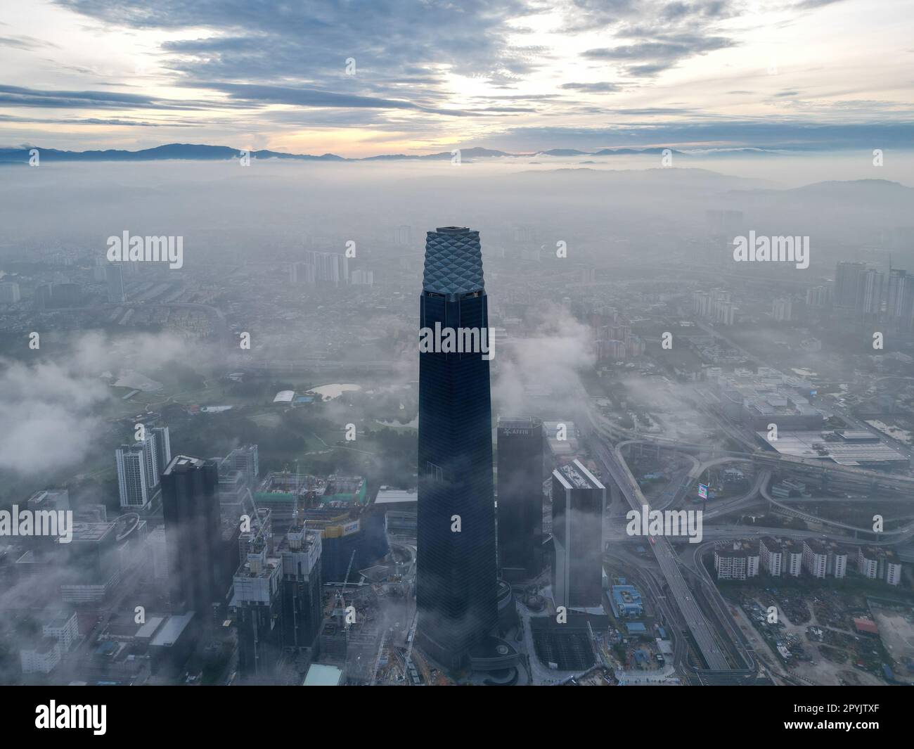 Aerial view the exchange hi-res stock photography and images - Alamy