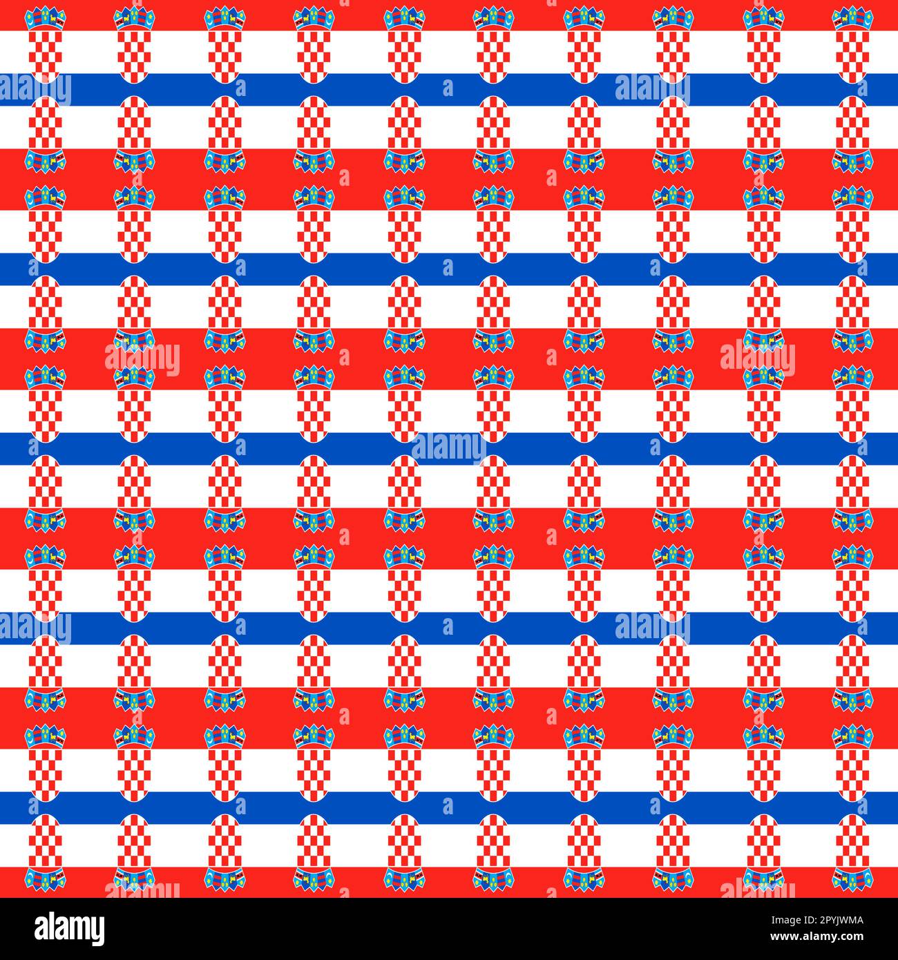 Abstract pattern of Croatia flag Stock Photo - Alamy