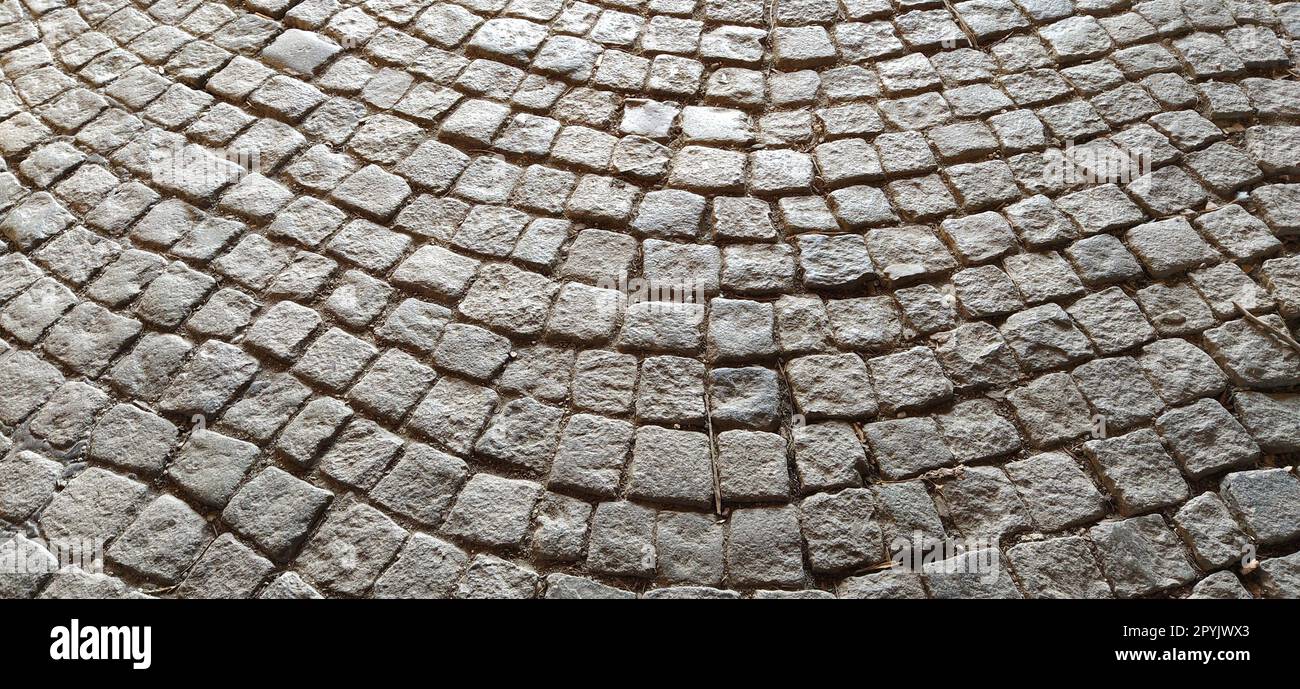 Circle pattern stone block paving hi-res stock photography and images ...