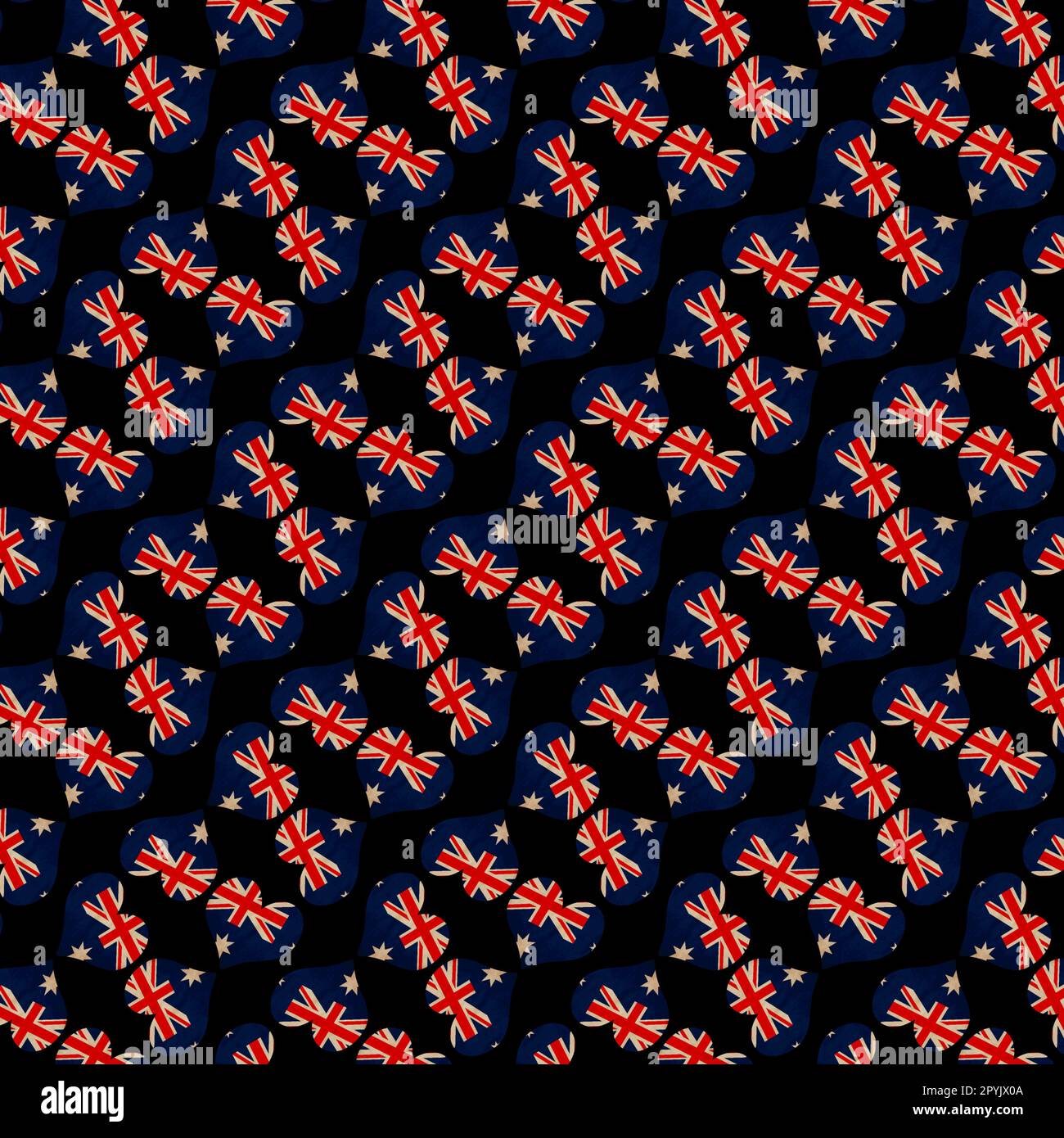 Heart australia flag texture hi-res stock photography and images - Alamy