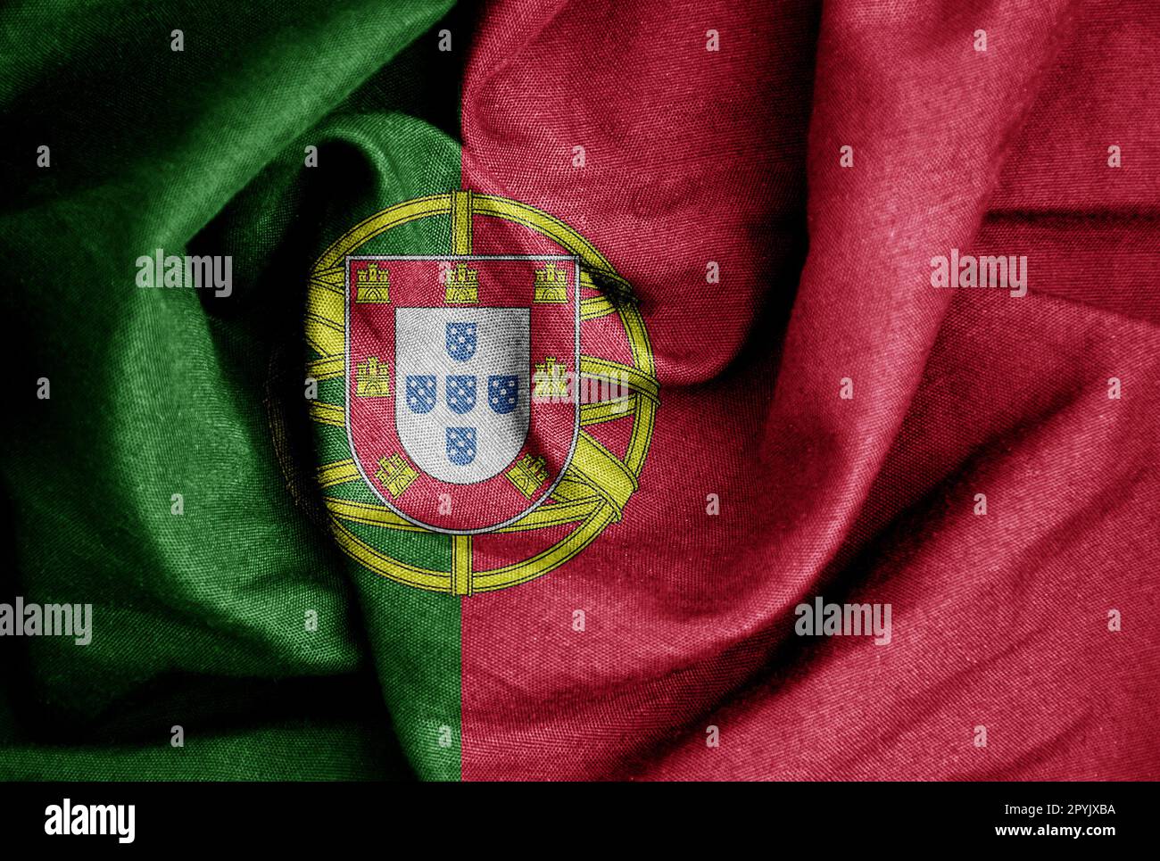 Flag texture on the silk background Stock Photo - Alamy
