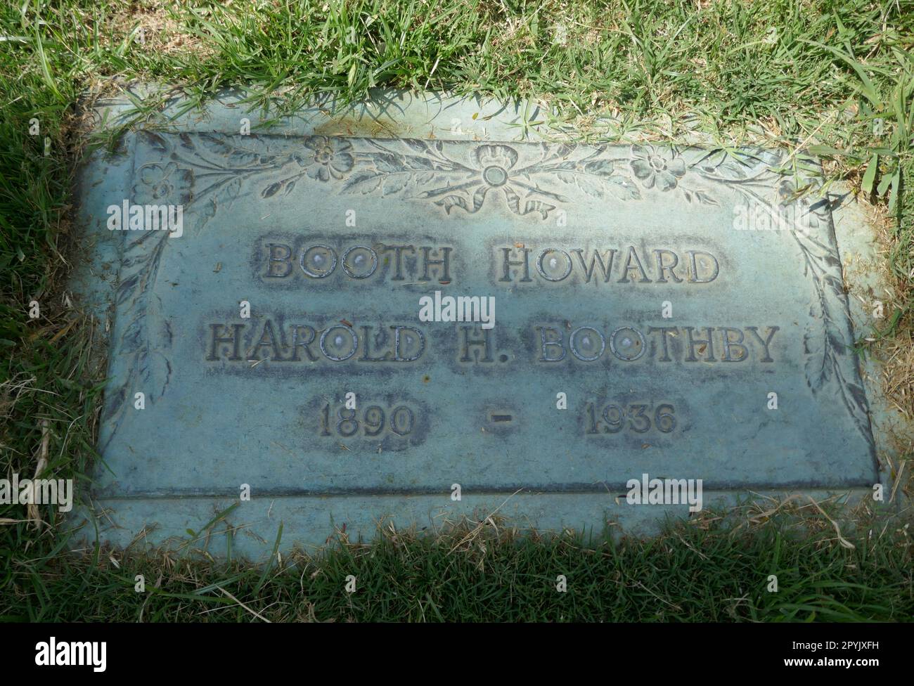 Los Angeles, California, USA 1st May 2023 Actor Booth Howard Grave at ...
