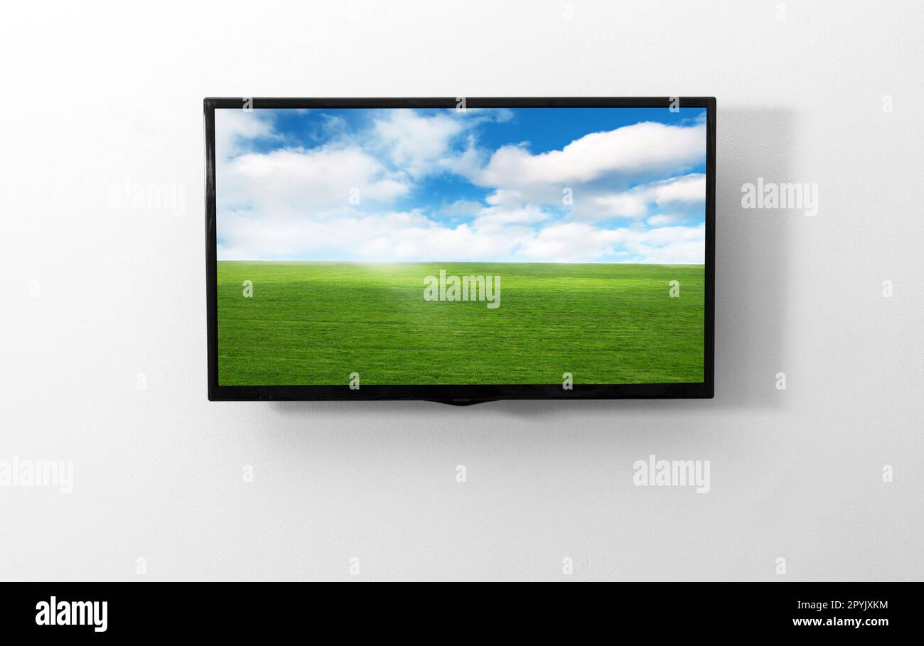 Flat Screen Tv On Wall Png