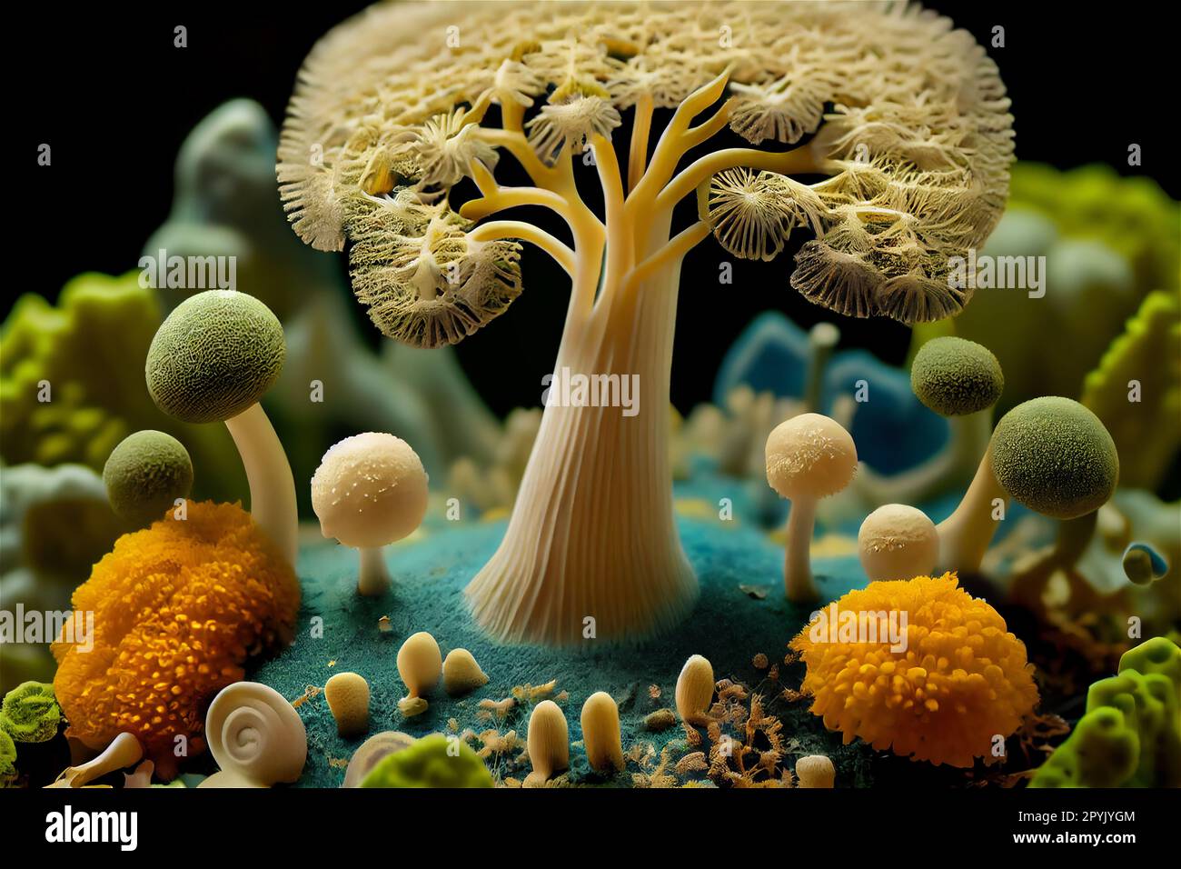 Mold under microscope hi-res stock photography and images - Alamy