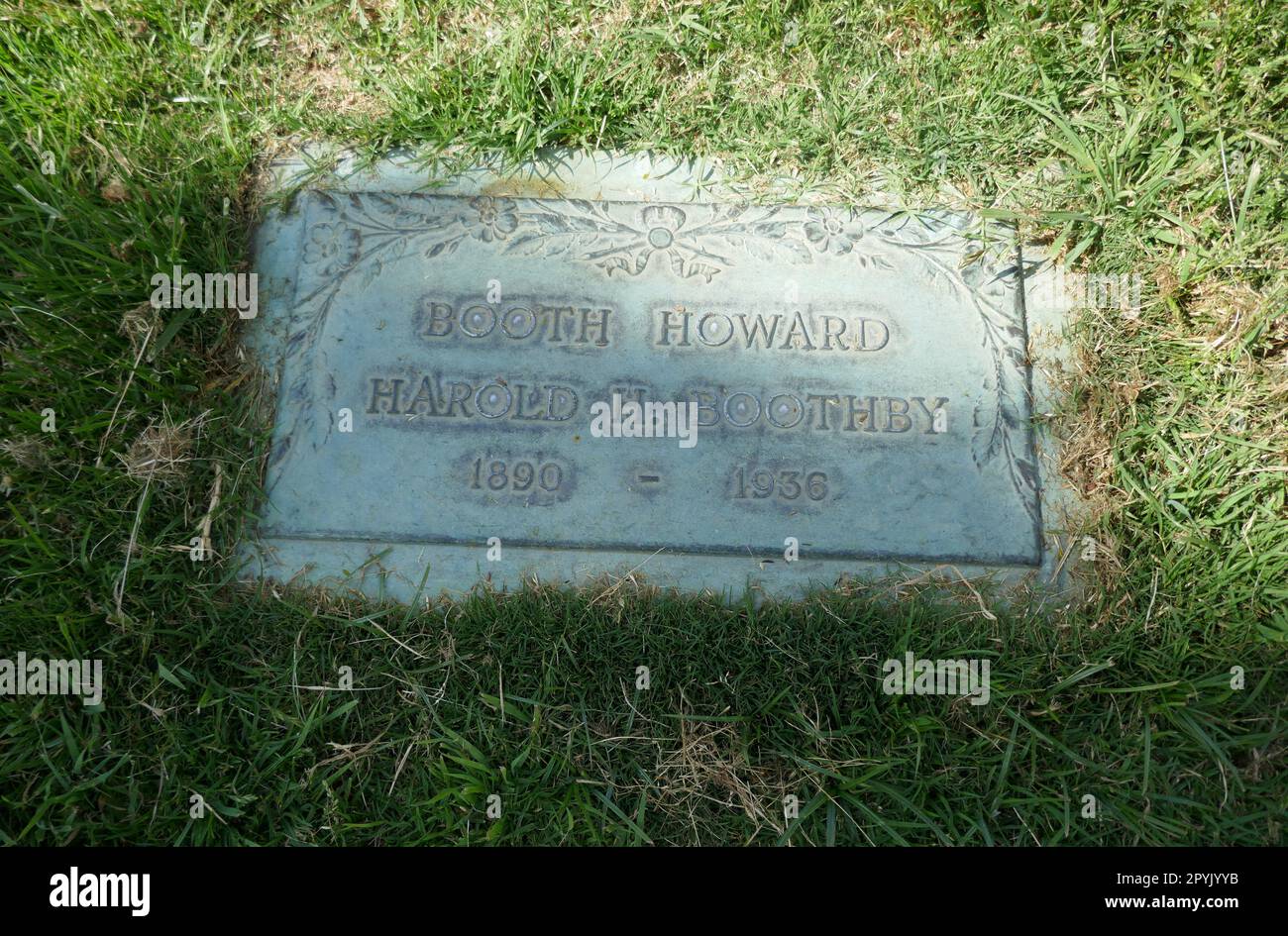 Los Angeles, California, USA 1st May 2023 Actor Booth Howard Grave at ...