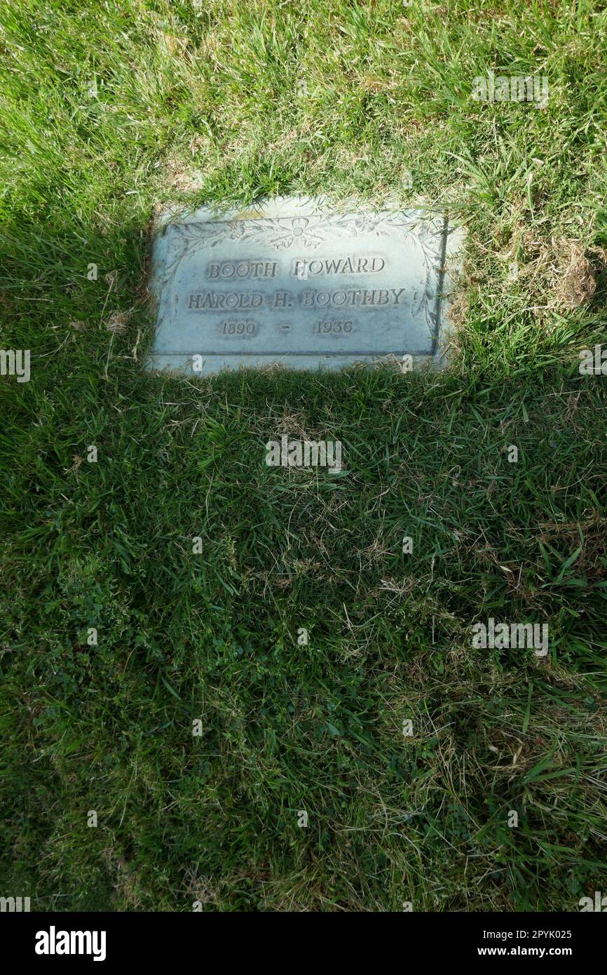 Los Angeles, California, USA 1st May 2023 Actor Booth Howard Grave at ...