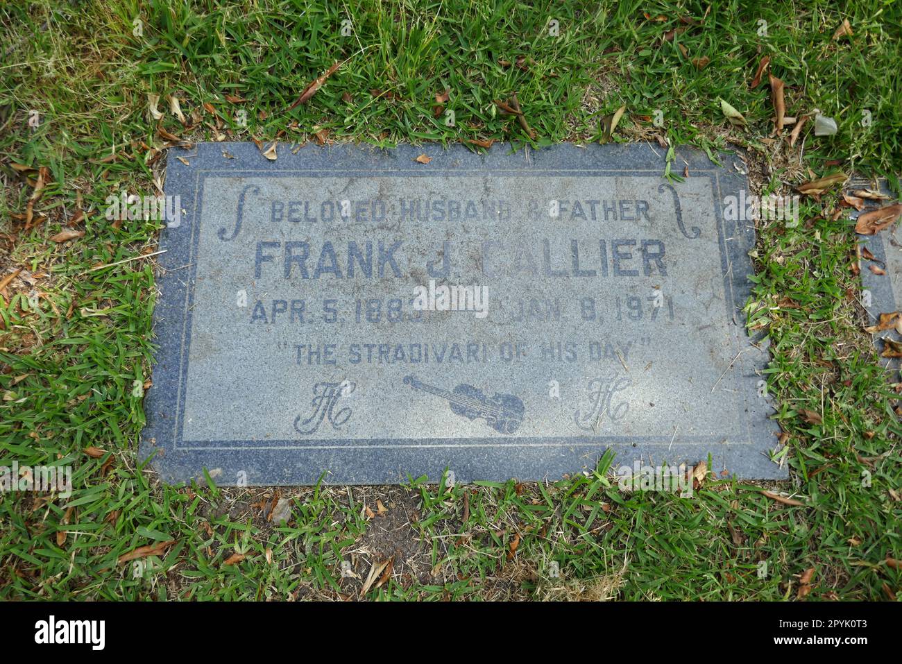 Los Angeles, California, USA 1st May 2023 Violin Maker Frank J. Callier ...