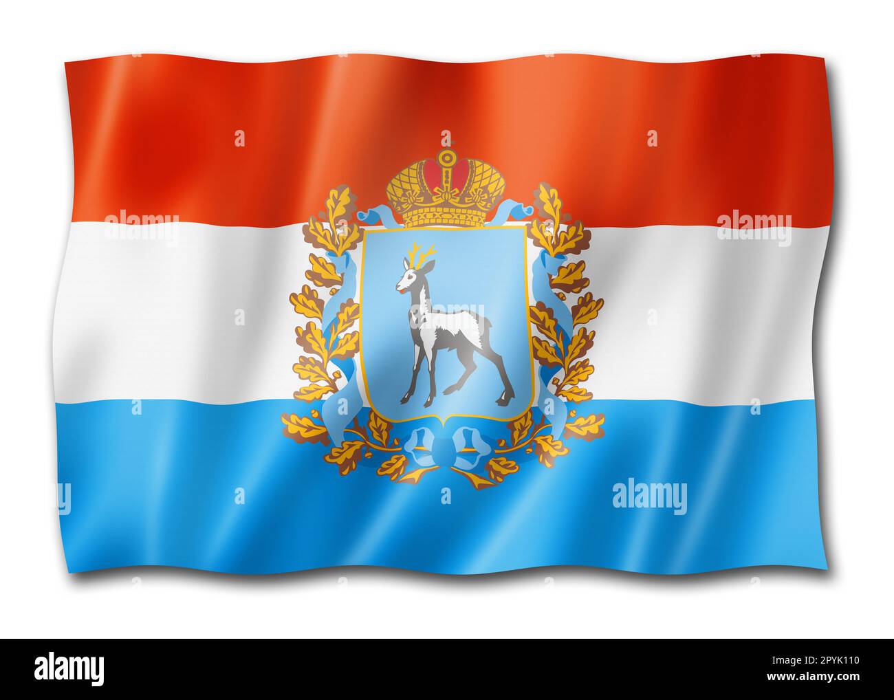 Flag of samara county hi-res stock photography and images - Alamy