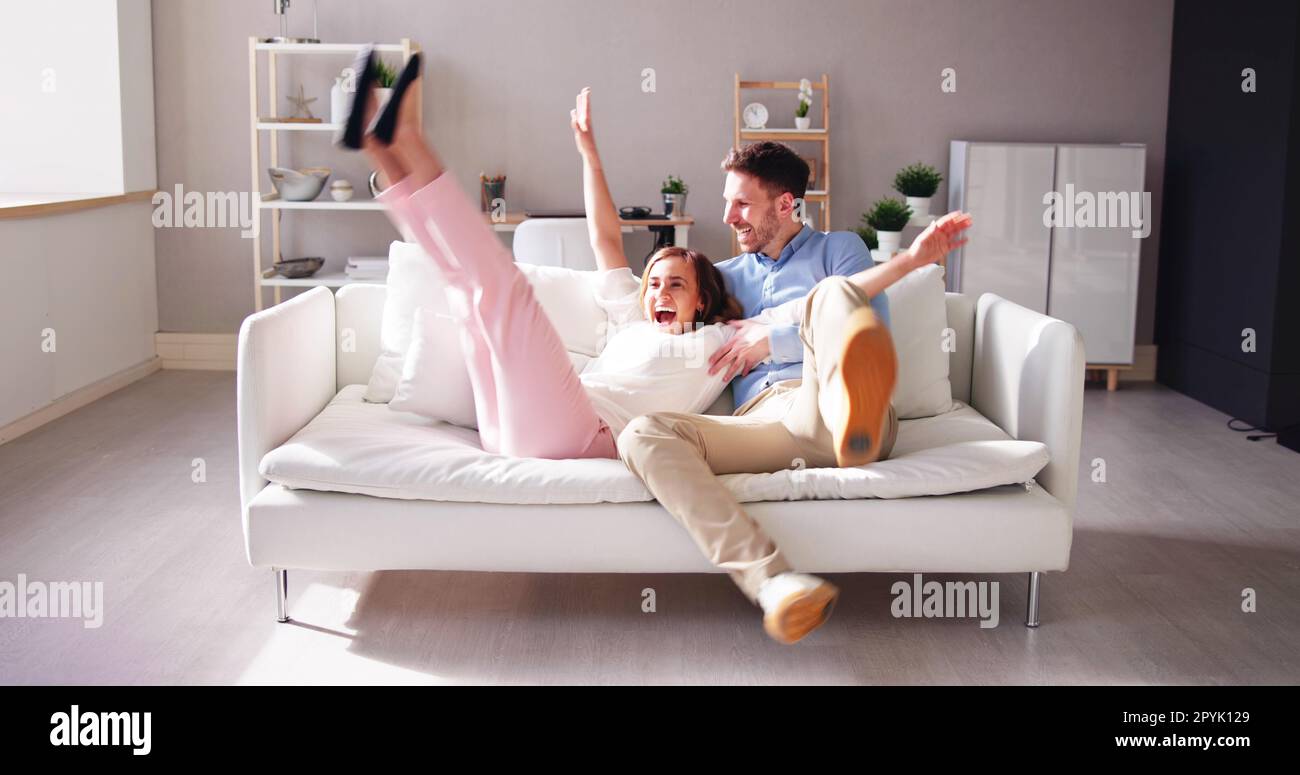 Jumping sofa hi-res stock photography and images - Alamy