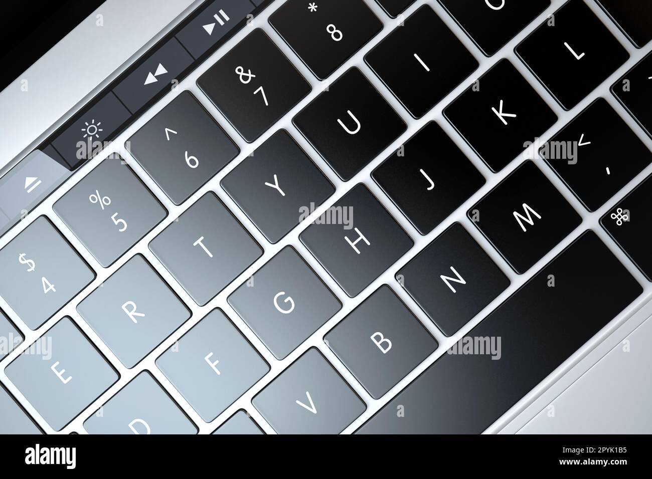 Laptop keyboard close-up. 3D Rendering Stock Photo - Alamy Laptop keyboard close-up. 3D Rendering Stock Photo - Alamy