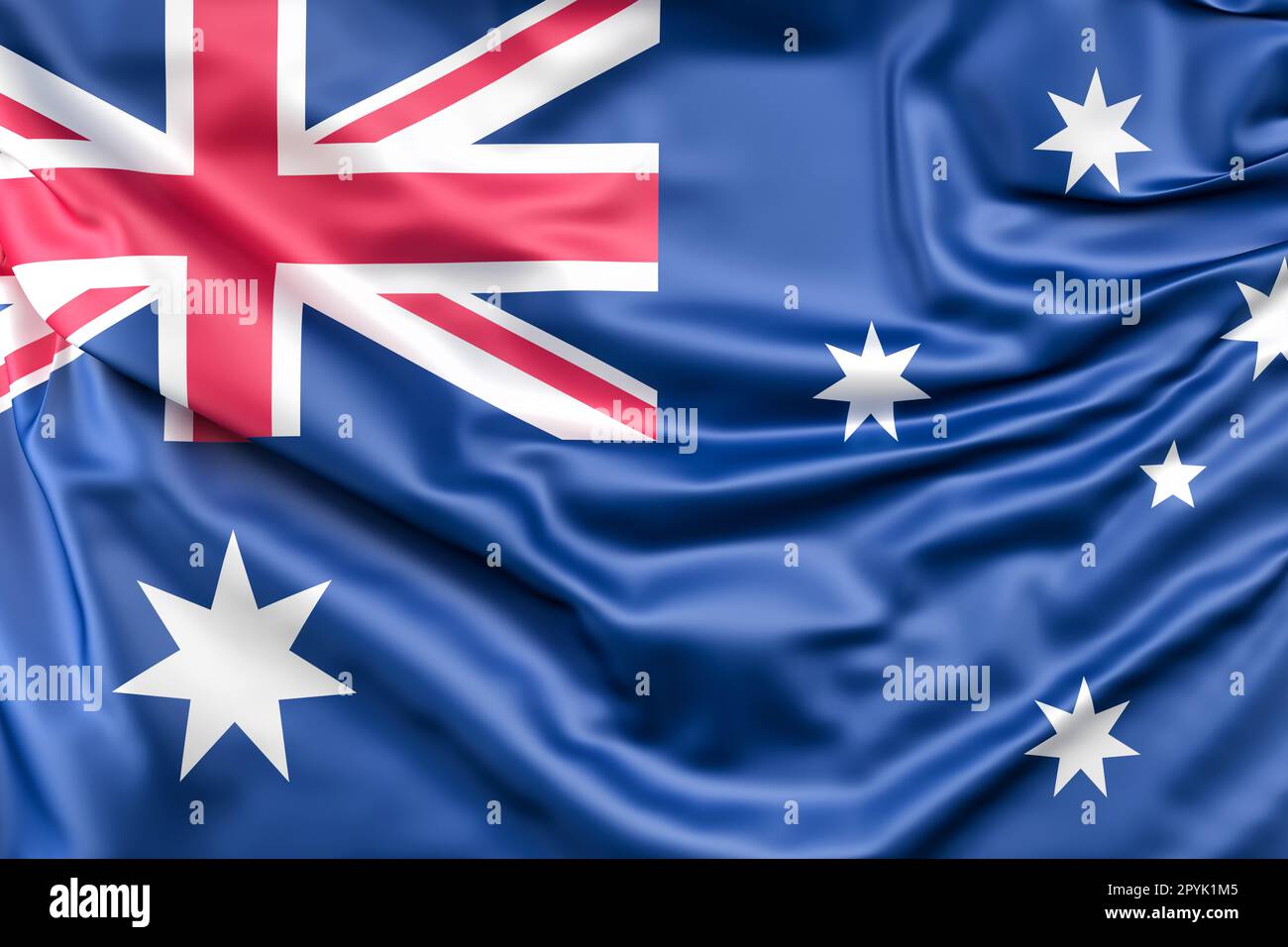 Australian 3d flag hi-res stock photography and images - Alamy