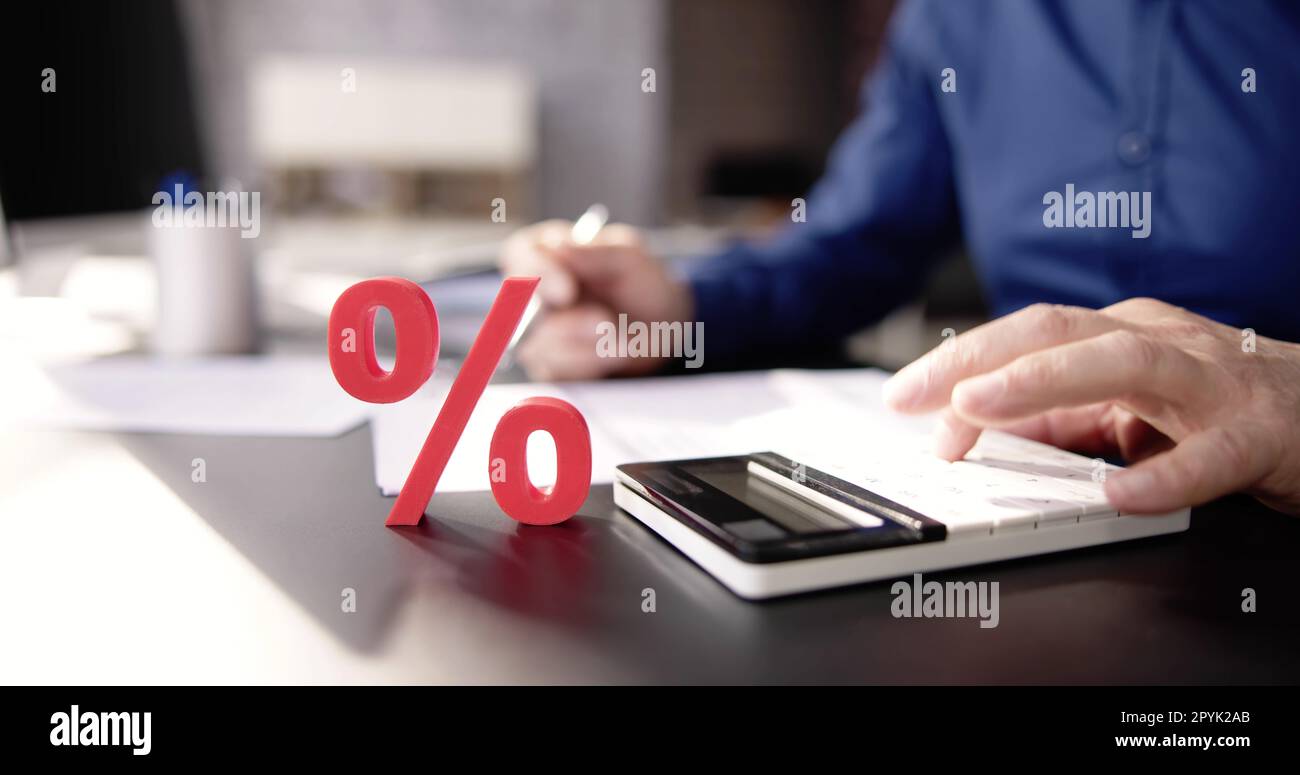 Interest rates sign hi-res stock photography and images - Alamy