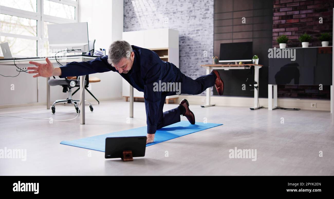 Exercise desk office hi-res stock photography and images - Alamy