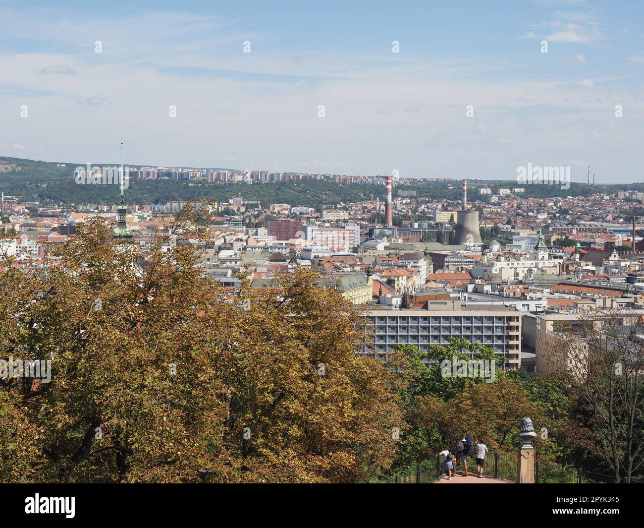 Aerial view of Brno Stock Photo - Alamy