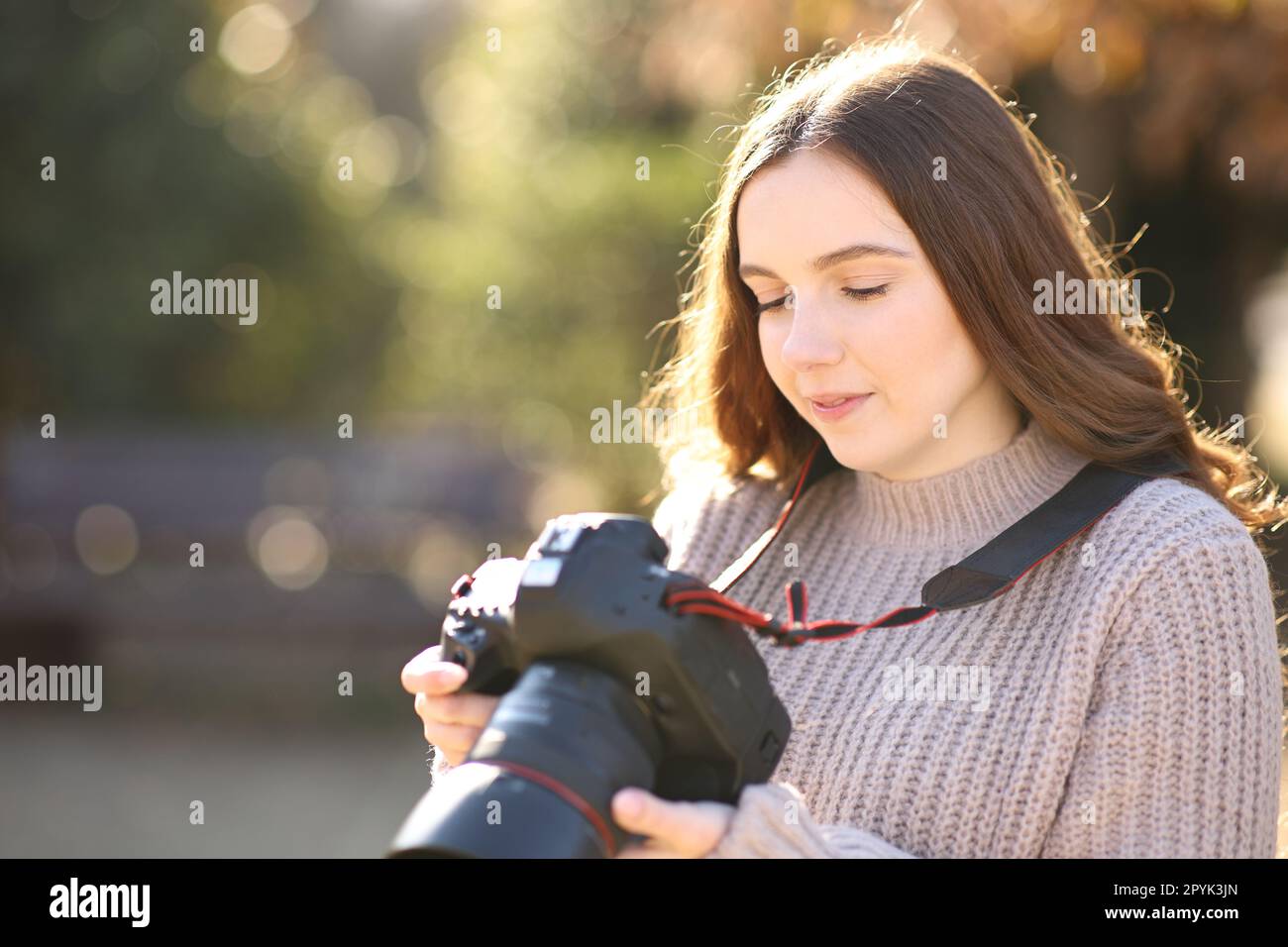 Adjust camera hi-res stock photography and images - Alamy