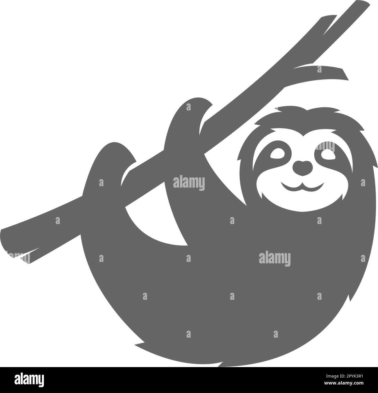 Sloth icon logo design illustration Stock Vector Image & Art - Alamy