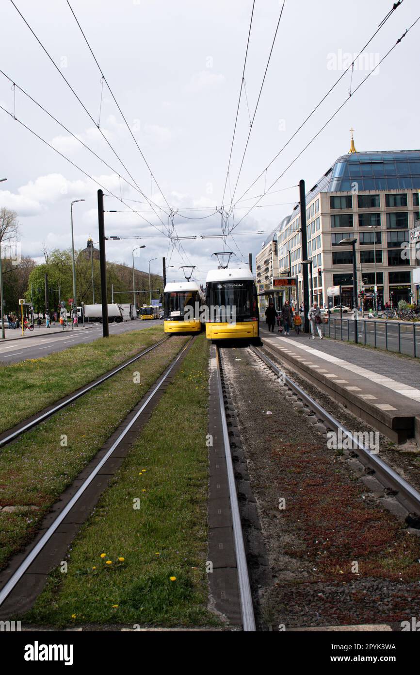 Public transport in Berlin Stock Photo - Alamy