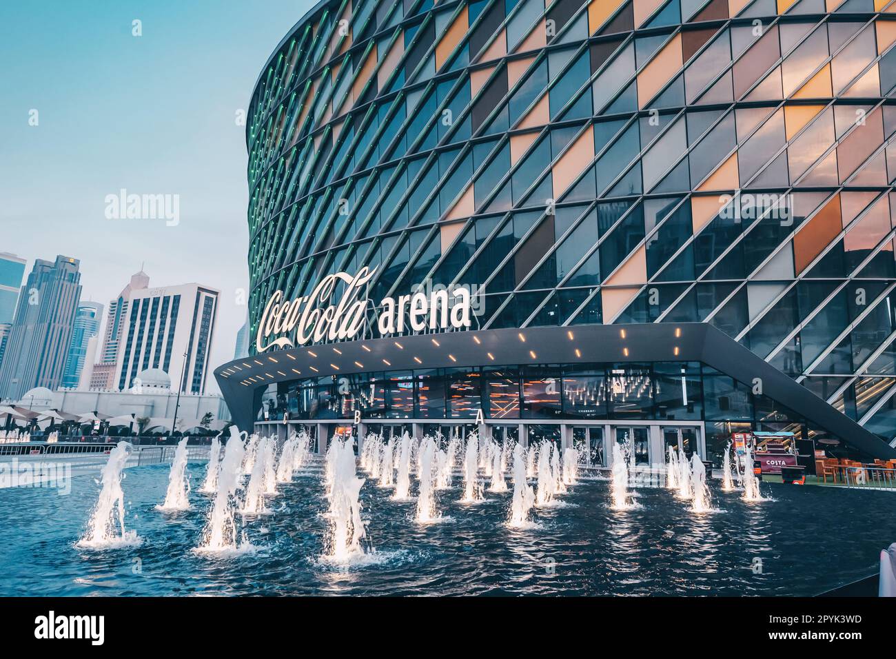 Dubai coca cola arena stadium hi-res stock photography and images - Alamy