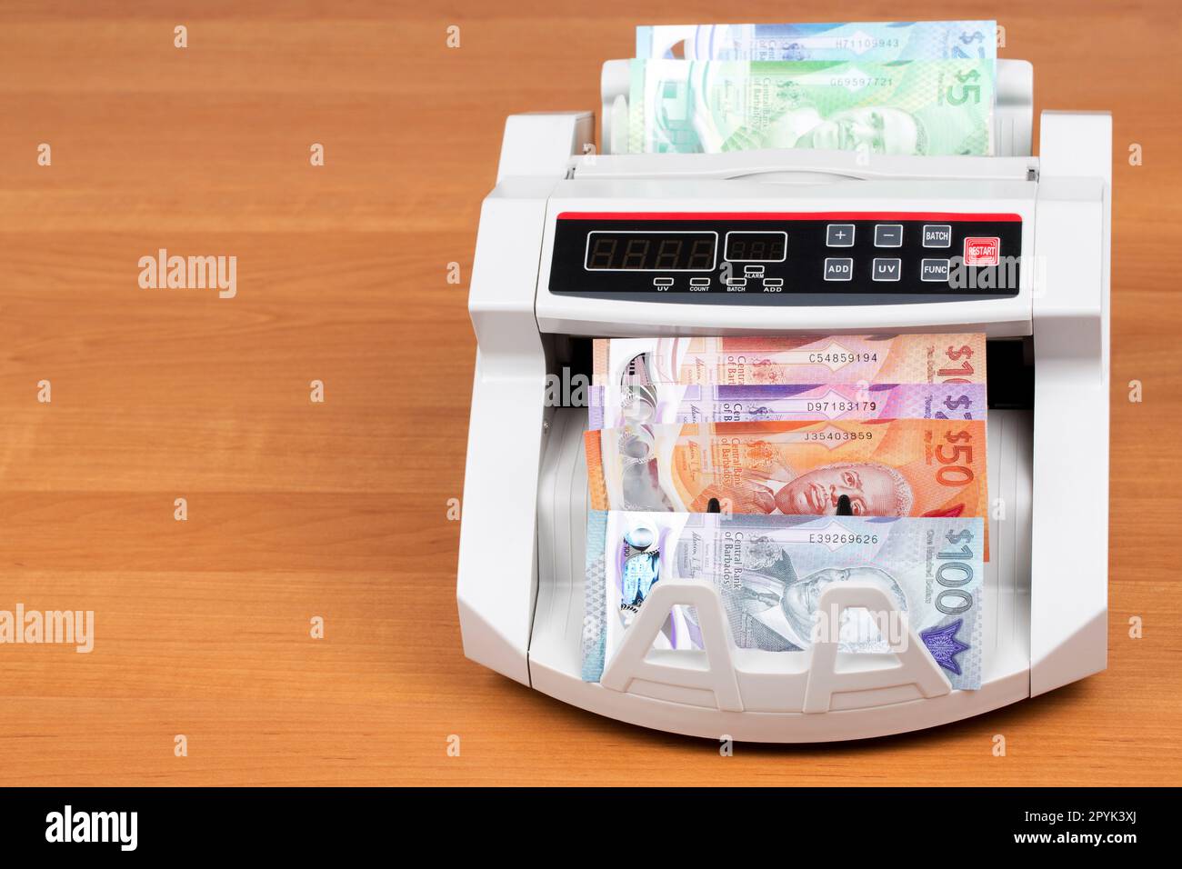 Barbados money - new series of banknotes Stock Photo - Alamy