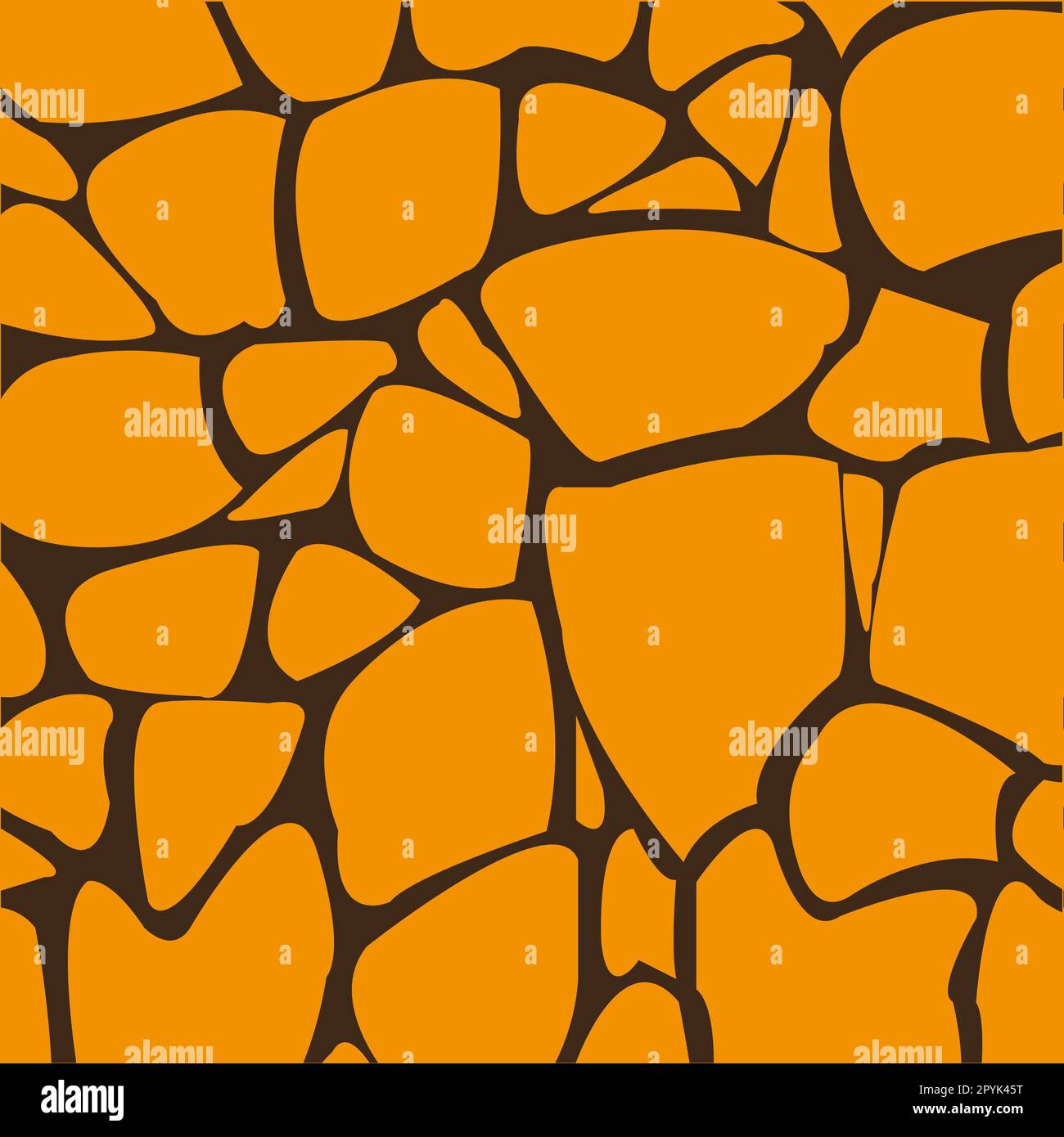 Vector illustration of the seamless pattern of the skin wild african ...