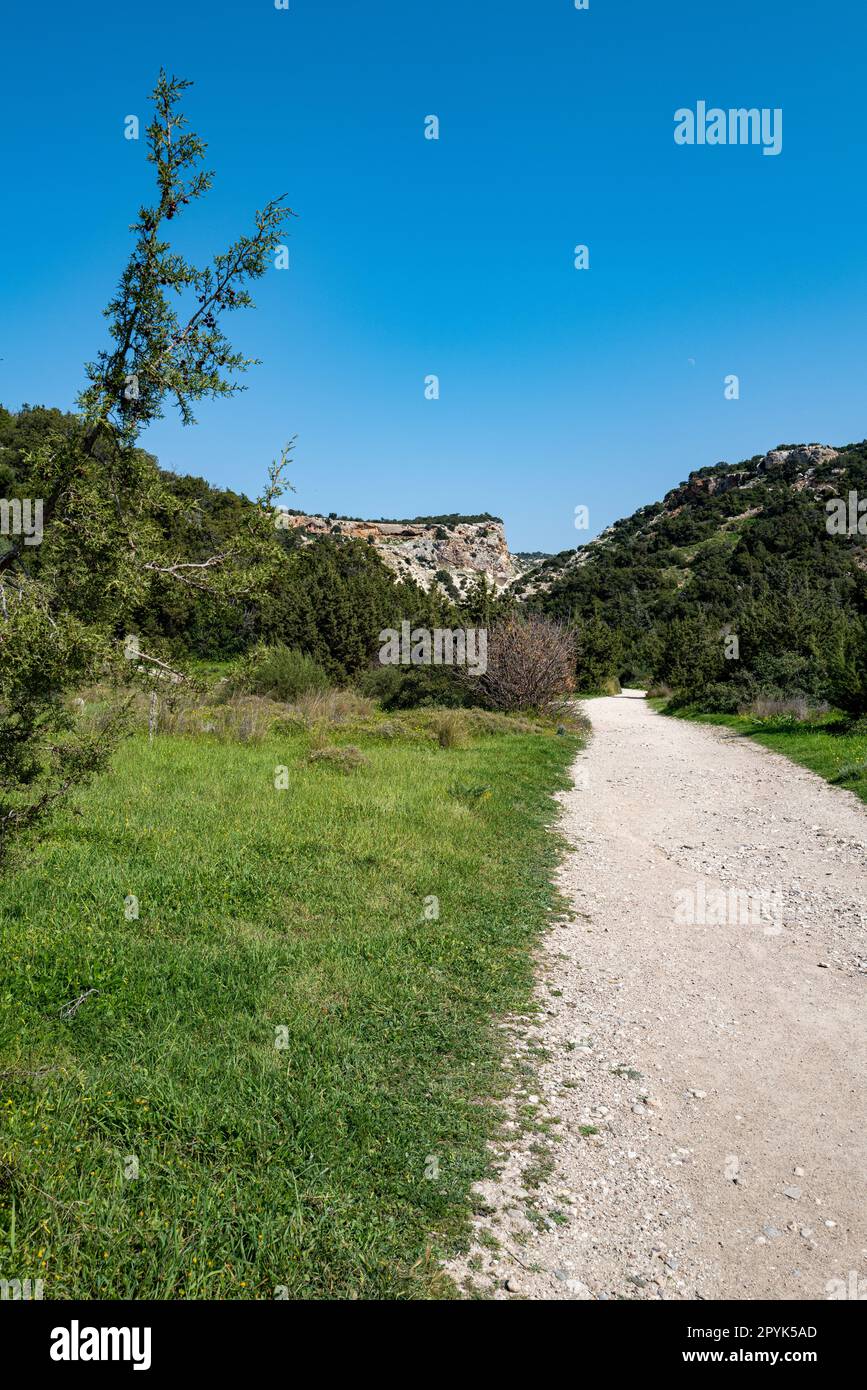 Hiking trail without people Stock Photo - Alamy