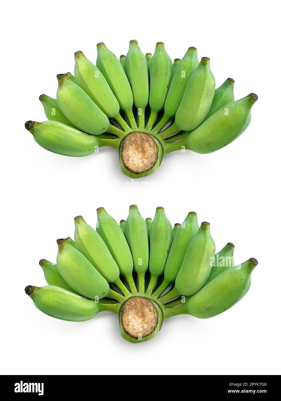 Unripe Banana Peeled
