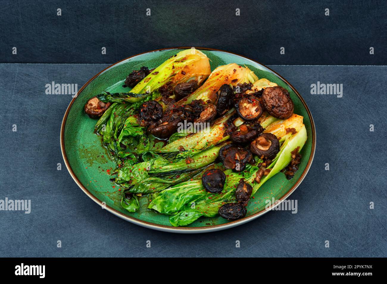 Chinese fried pak choi hi-res stock photography and images - Alamy