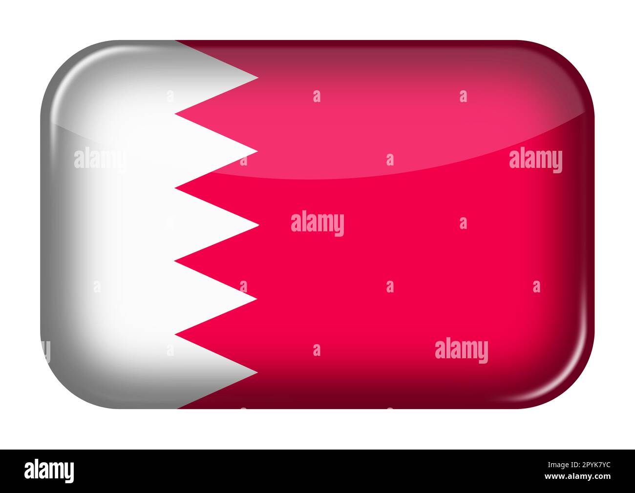 A Bahrain web icon rectangle button 3d illustration Stock Photo - Alamy