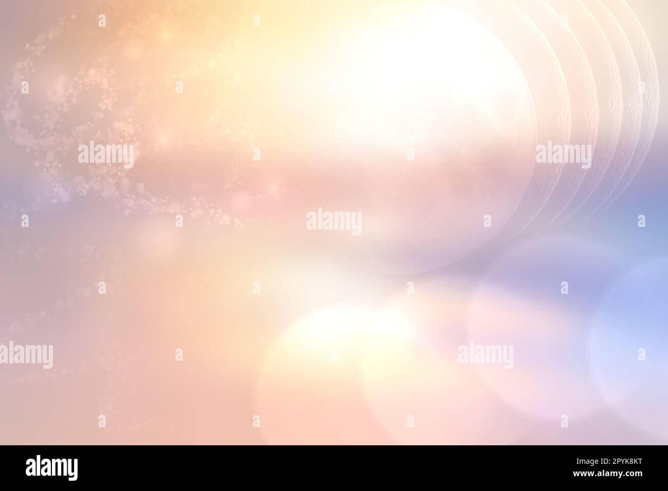 Abstract light pink soft pastel space cosmos universe background with ...