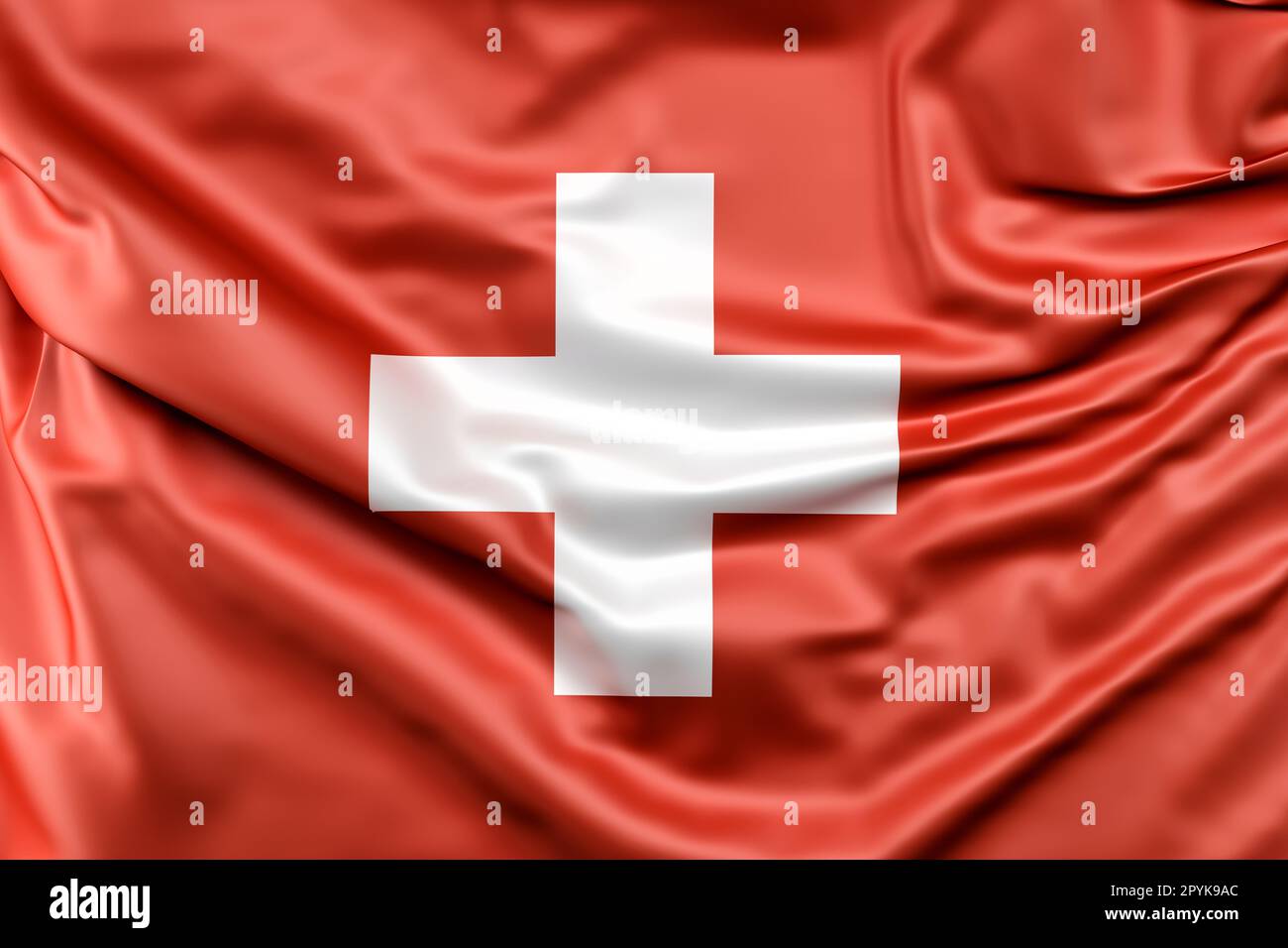 3d swiss flag hi-res stock photography and images - Alamy
