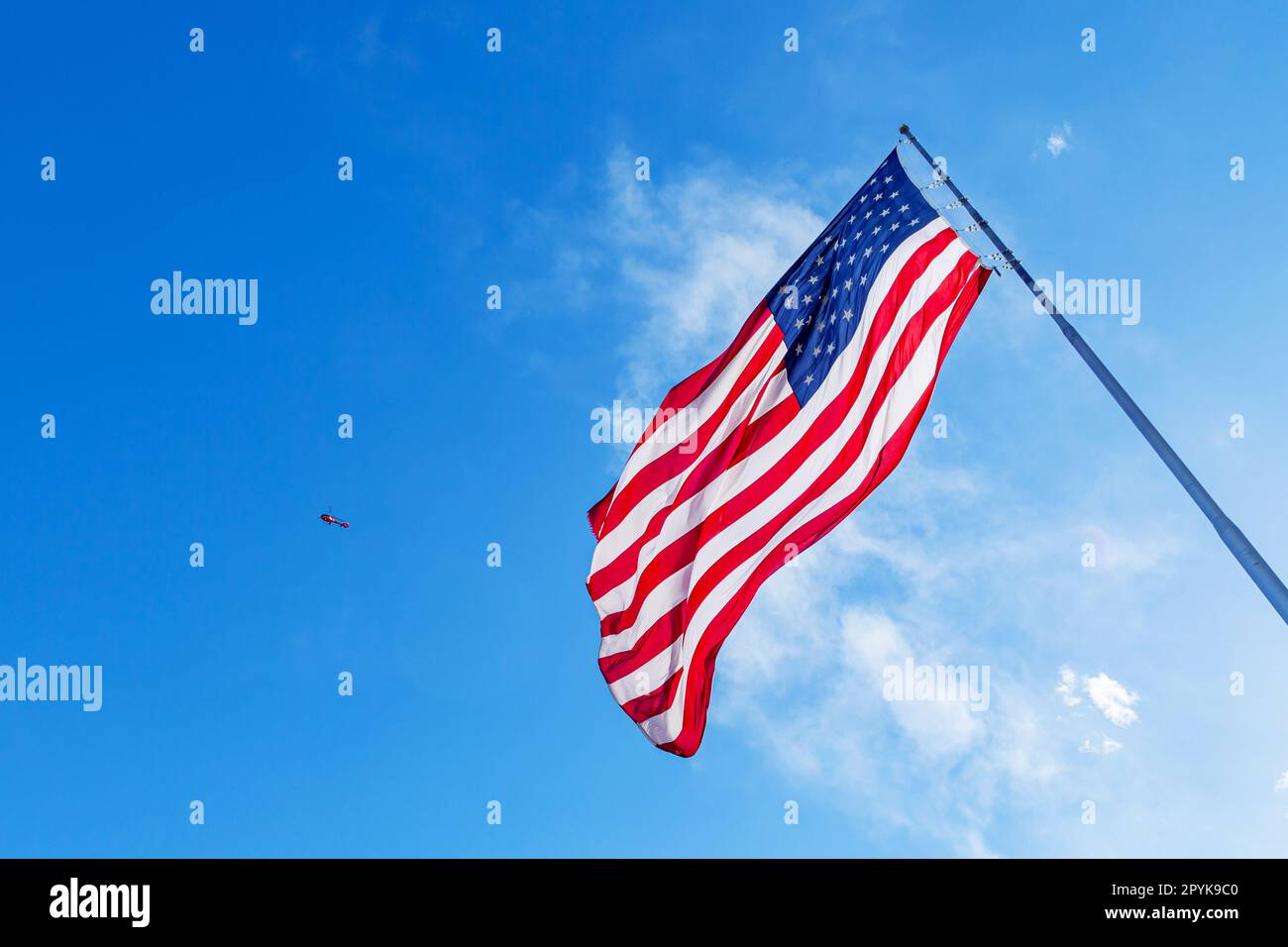 USA American Flag Waving Stock Photo - Alamy