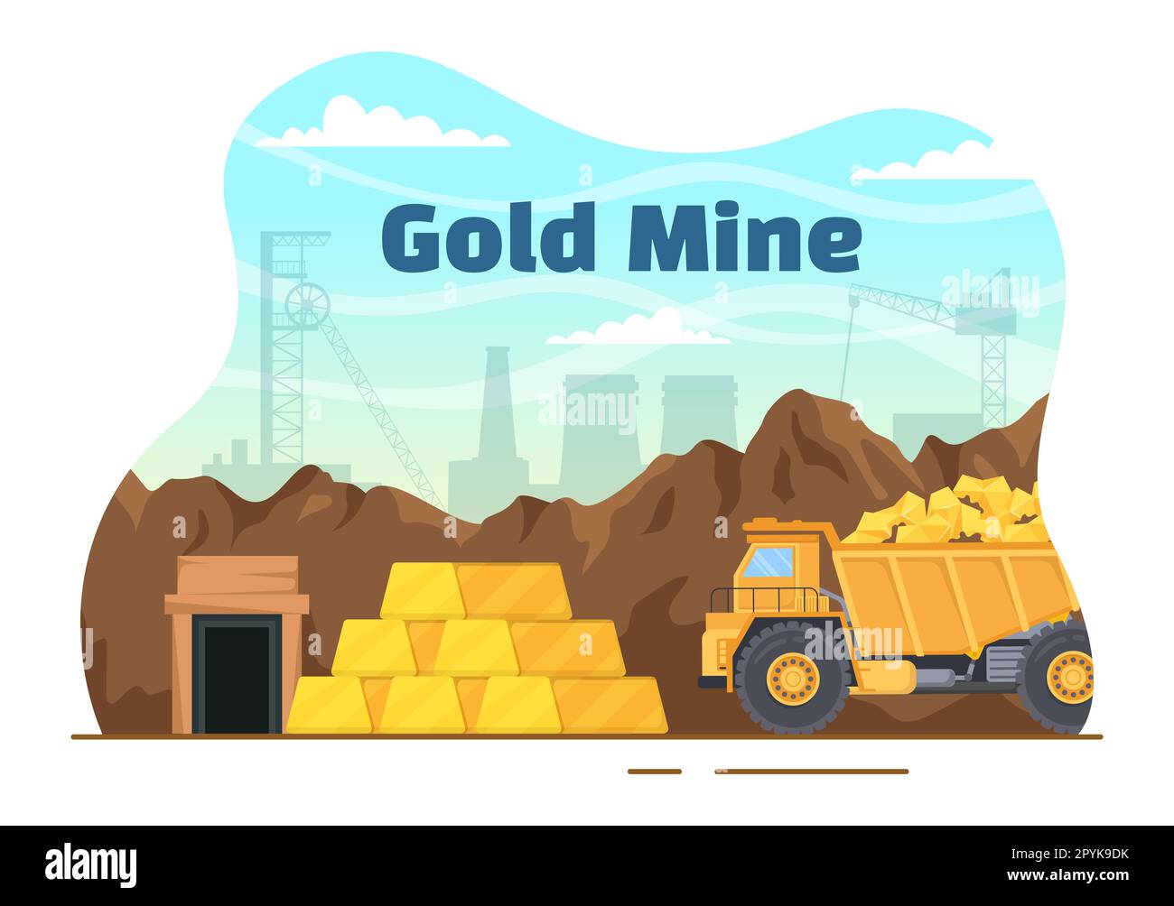 Gold Mining Cartoon