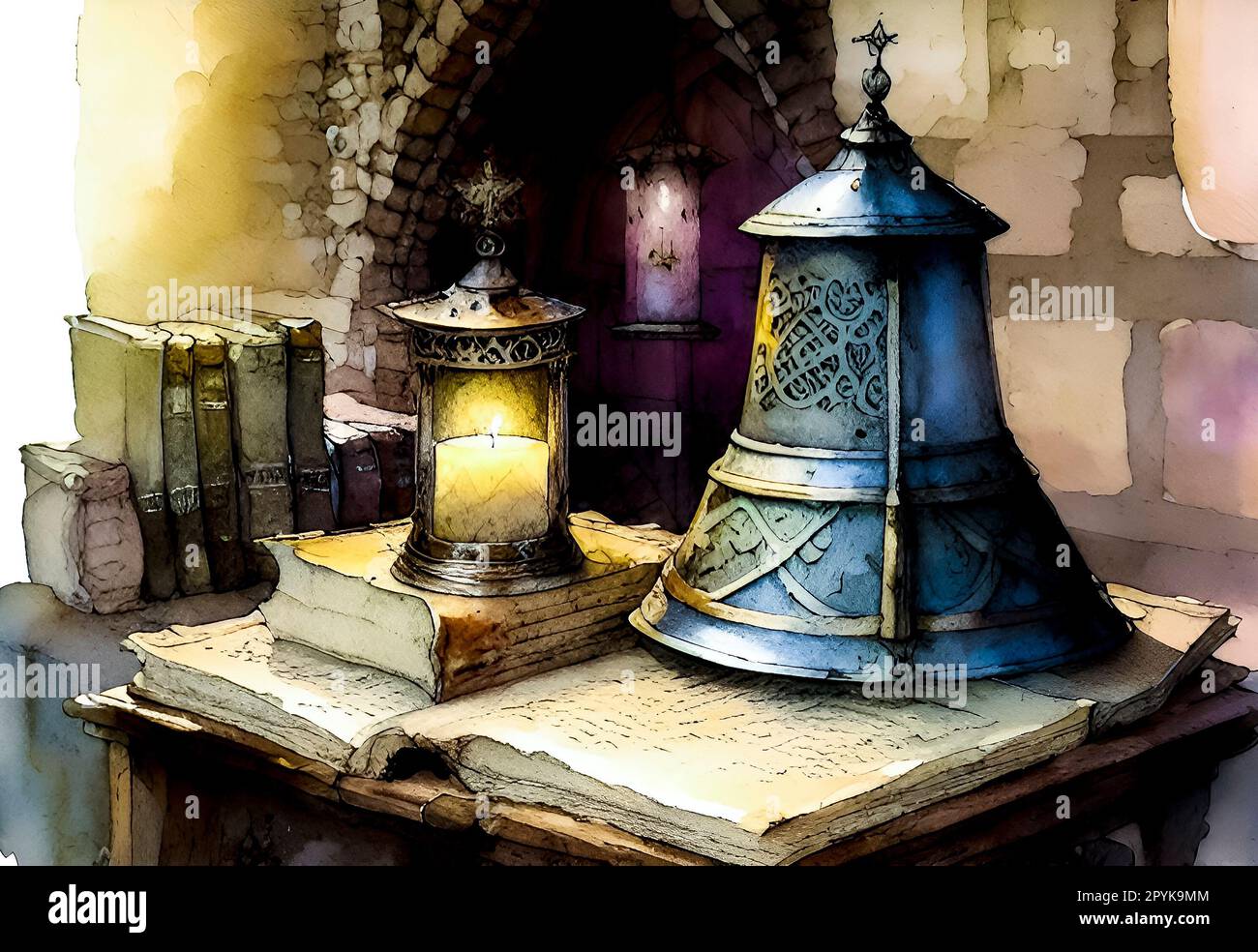 Bell book and candle hi-res stock photography and images - Alamy