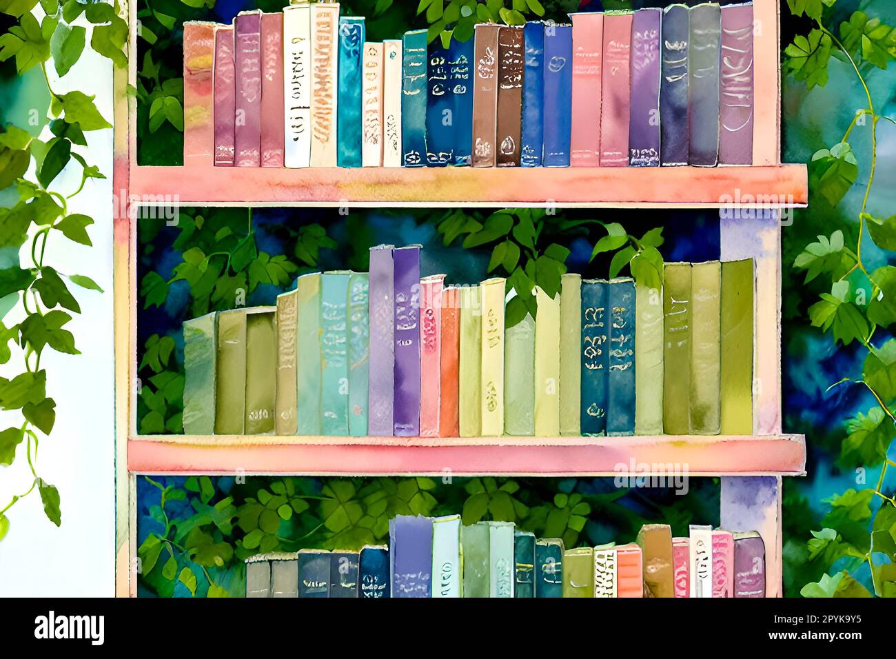 Plants and books hi-res stock photography and images - Alamy
