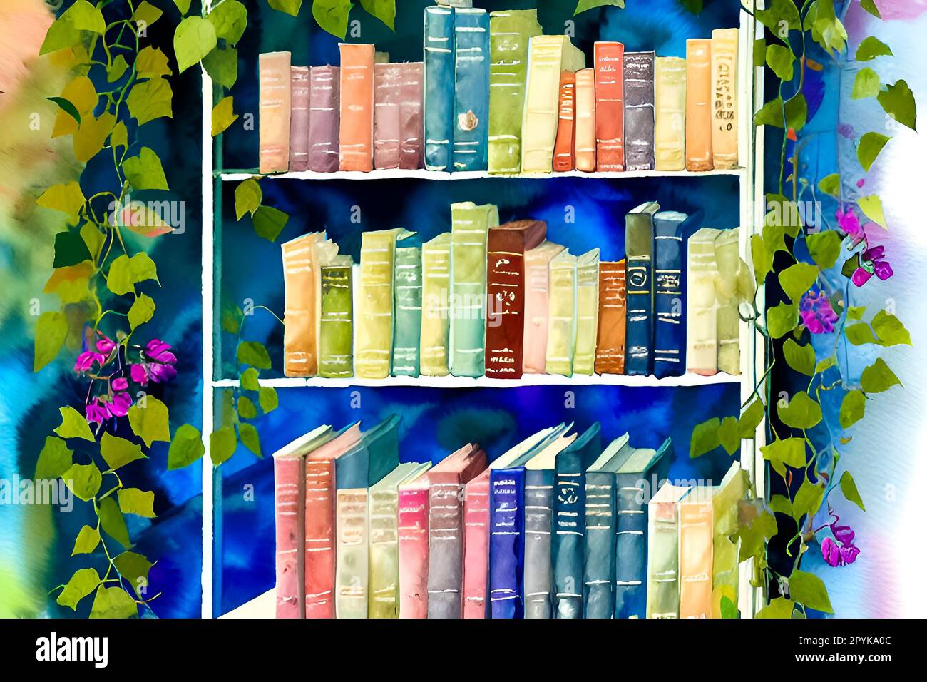 Plants and books hi-res stock photography and images - Alamy