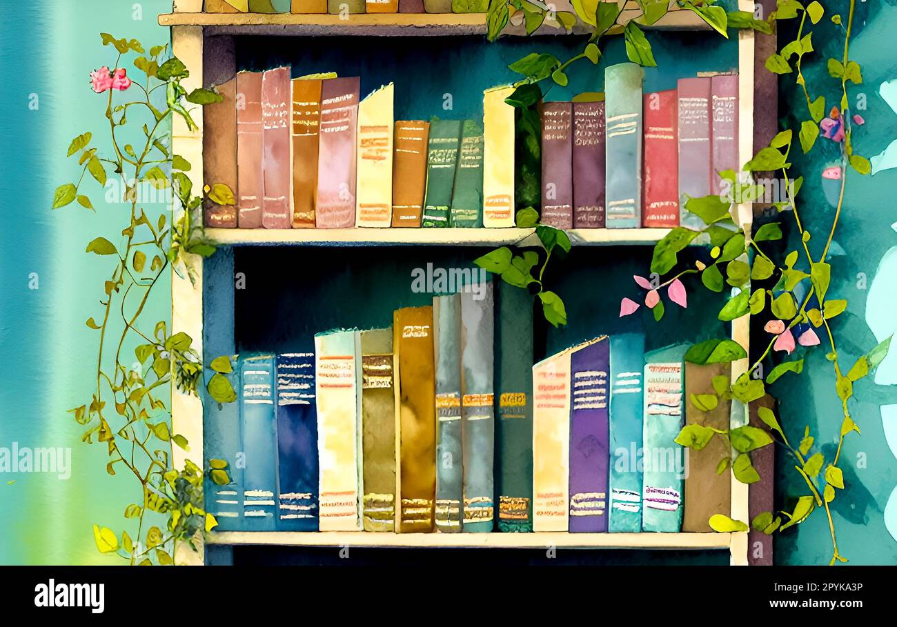 Plants and books hi-res stock photography and images - Alamy
