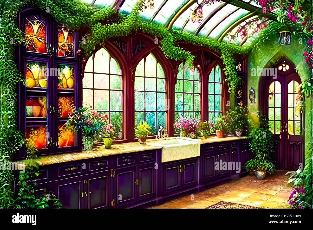 Beautiful fresco inside church hi-res stock photography and images - Alamy