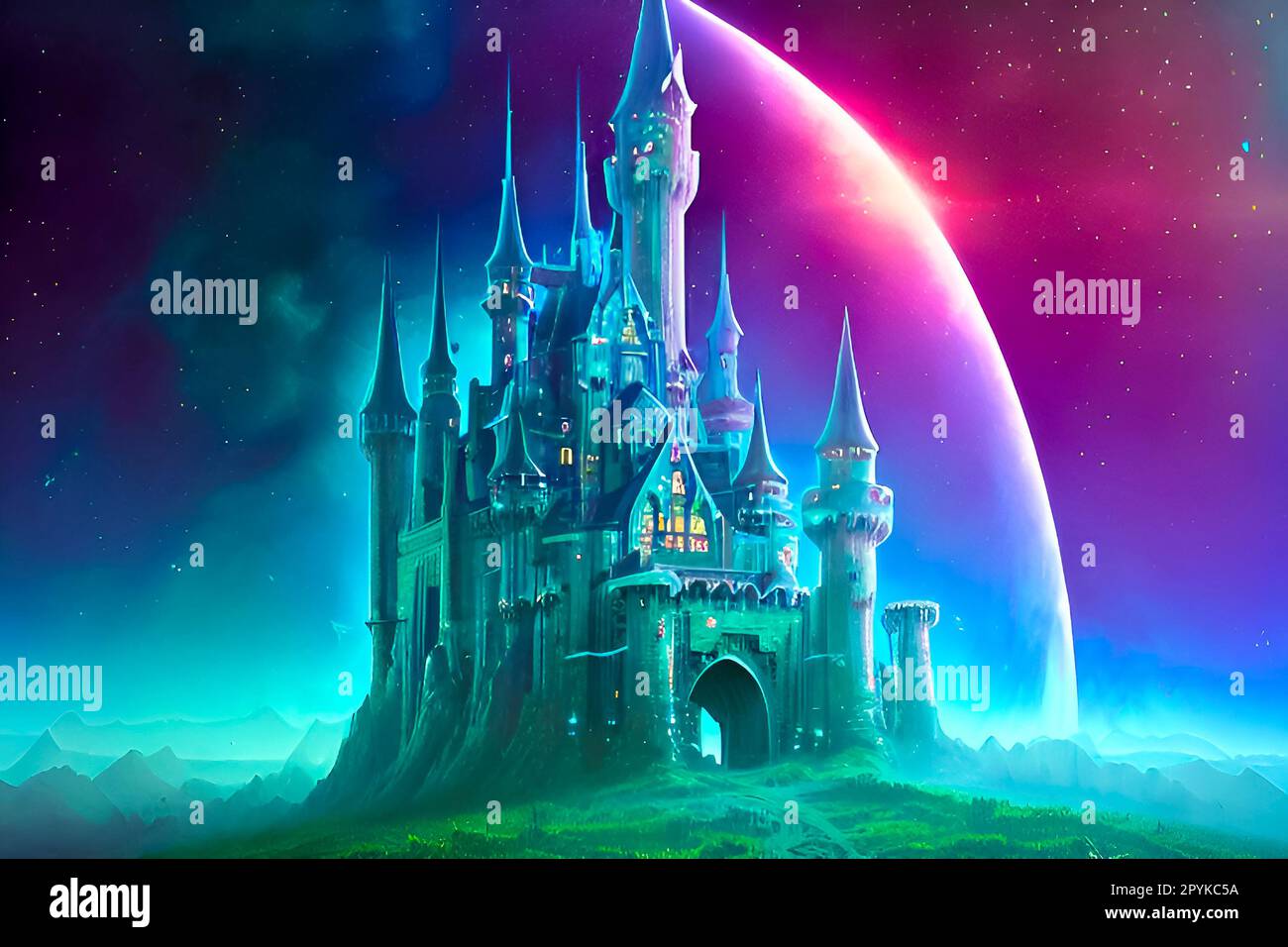 Princess Castle Background Wallpaper