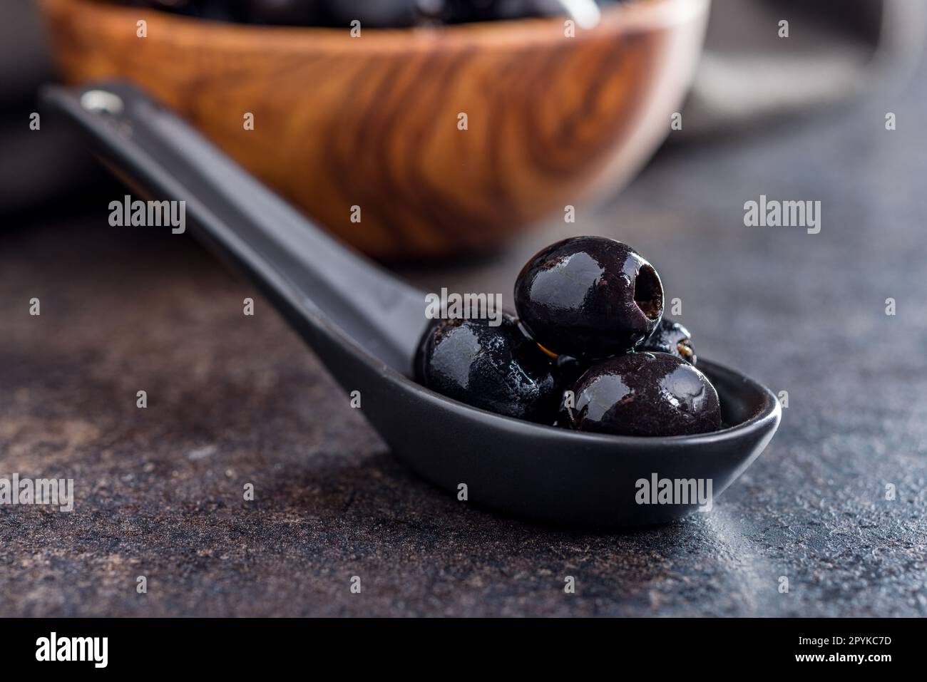 Canned pitted black olives hi-res stock photography and images - Alamy