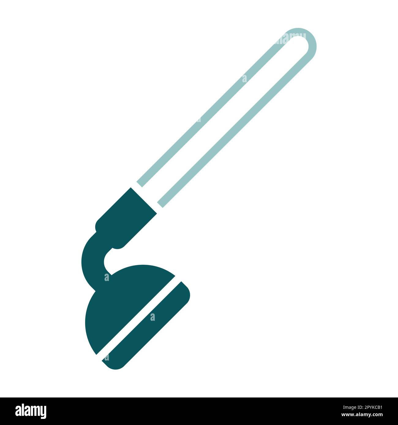 Garden hoe vector isolated icon. Graph symbol for agriculture, garden ...