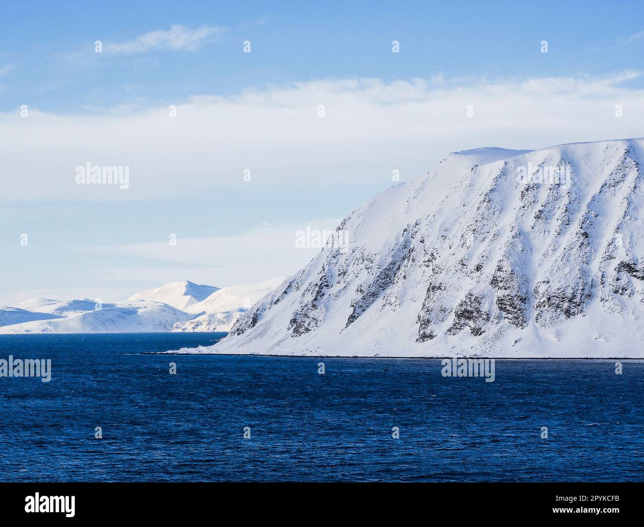 Norway, Troms og Finnmark - HonningsvÃ¥g on MagerÃ¸ya Island Stock ...