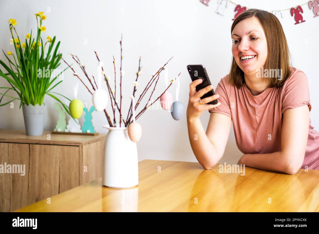 Woman video call hi-res stock photography and images - Alamy