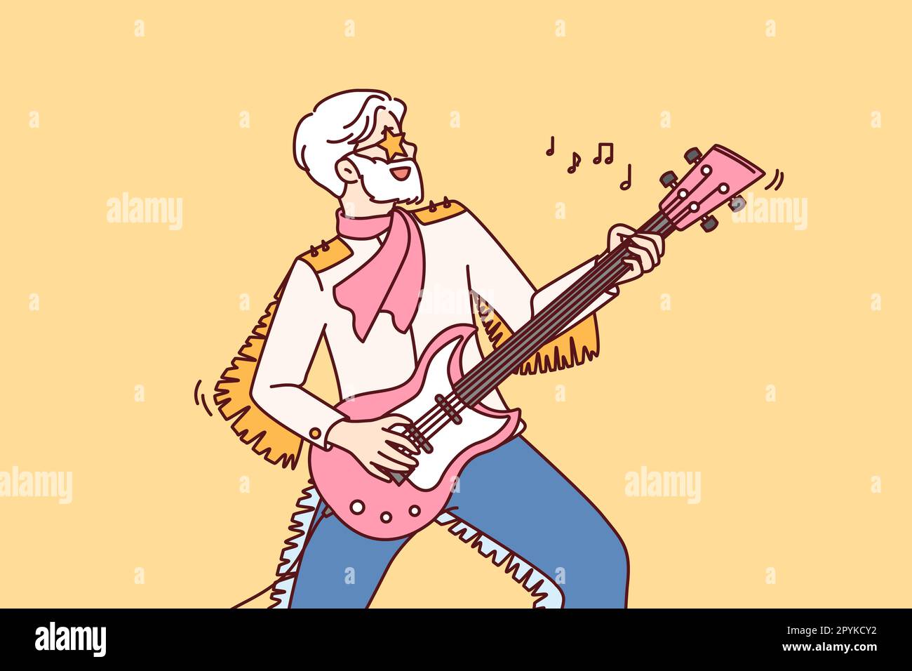 Elderly rock star hi-res stock photography and images - Alamy